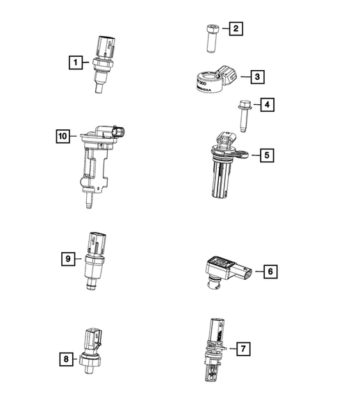 Sensors for 2019 Dodge Grand Caravan | Mopar Online Parts