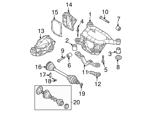 33-31-6-770-781 - Suspension Cross-Member Mount Bushing - 1999-2016 BMW ...