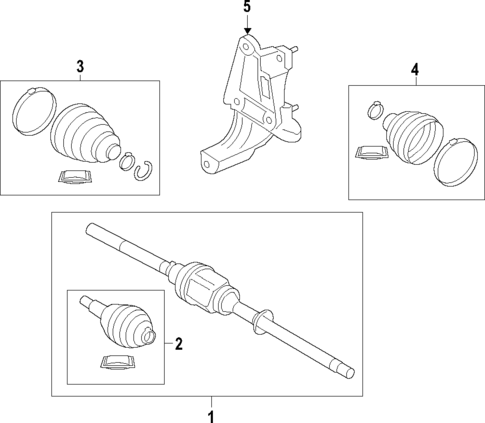 Axle Shafts & Joints for 2020 Land Rover Discovery Sport | Jaguar Land ...