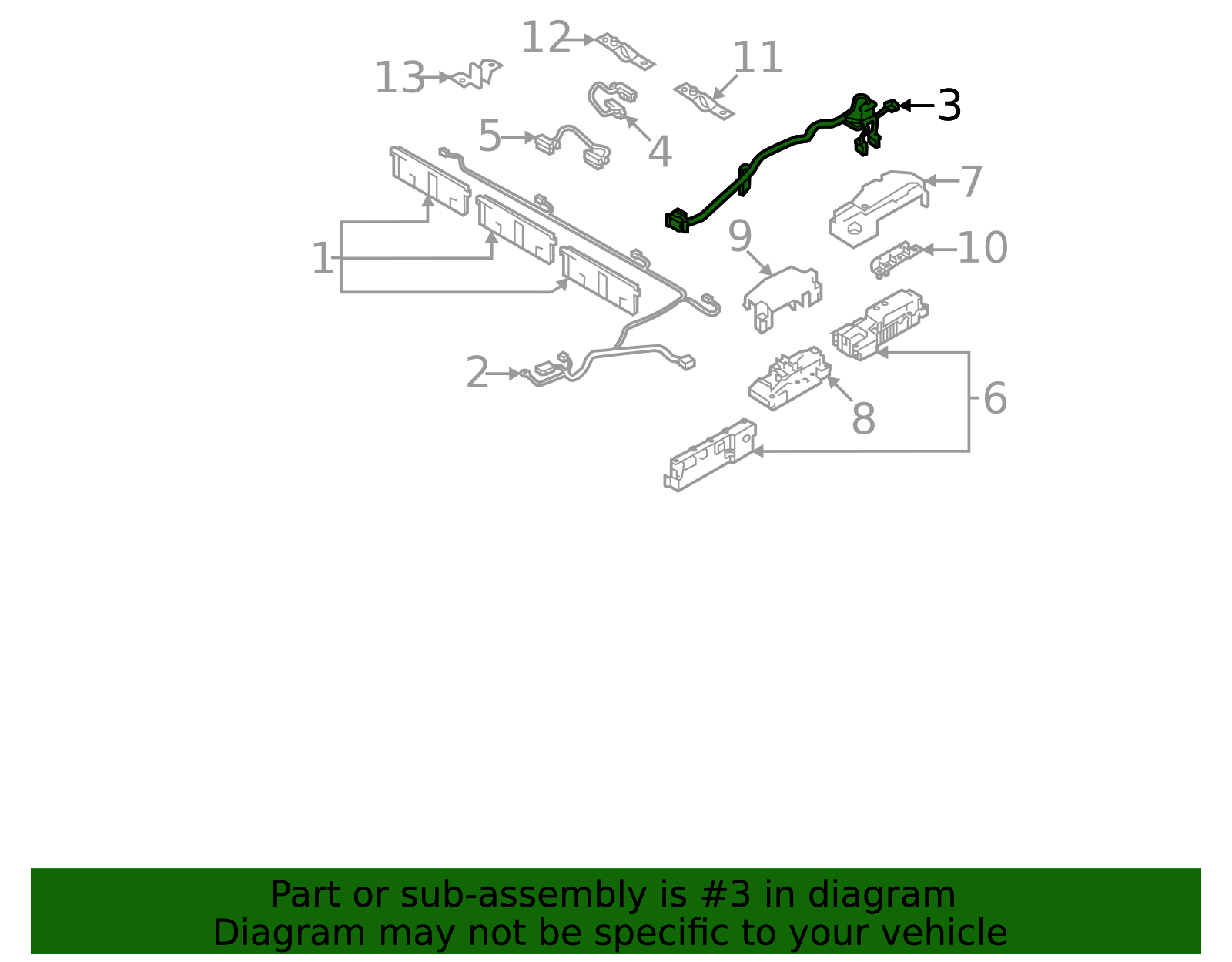 2023-2024 Volkswagen ID.4 Wire Harness 11K-971-689-B | VW Direct Auto Parts