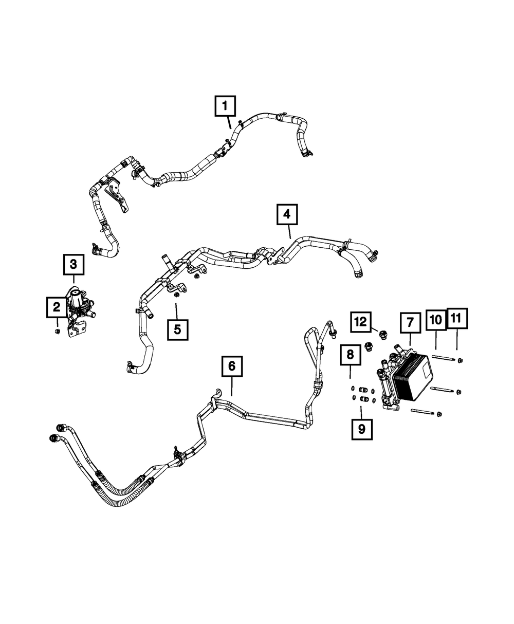 2014-2019 Ram Coolant 3 Way Valve 52014971AB | Retail Performance Auto ...