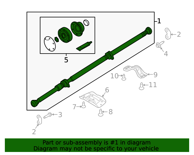 Propeller Shaft 32339133 | TascaParts.com