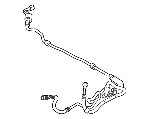 32416783854 - 2007-2009 BMW X5 Power Steering Return Hose Combination ...