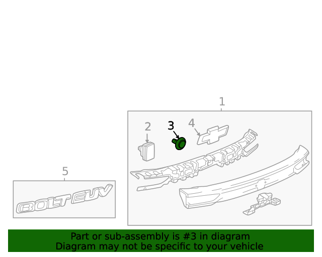 2020-2023 GM Applique Panel Stud 11602265 | GMPartsDirect.com