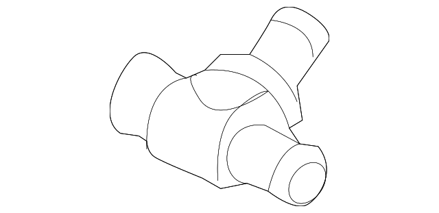 1K0-121-087-R - Upper Hose T-Connector 2008-2015 Audi | Audi OEM Parts