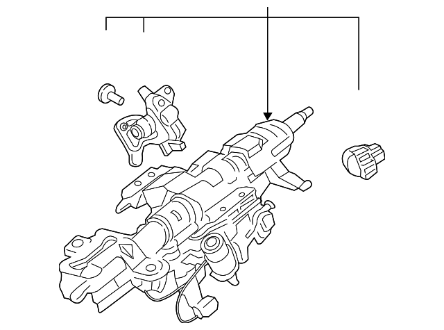 2020 Ford Steering Column LC3Z-3C529-H | OEM Parts Online