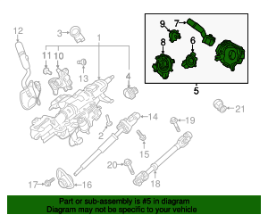 Genuine OEM Ford Part - Housing LC3Z-3F791-HA | Genuine OEM Ford Parts ...