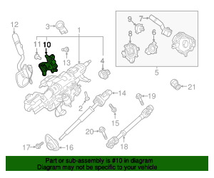 Genuine OEM Ford - Gear Shift Assembly LC3Z-7210-A | OEM Ford Parts ...