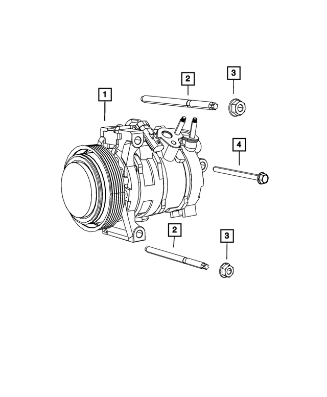 2009-2021 CHRYSLER Hex Flange Head Bolt 6509468AA | GetOEMParts.com