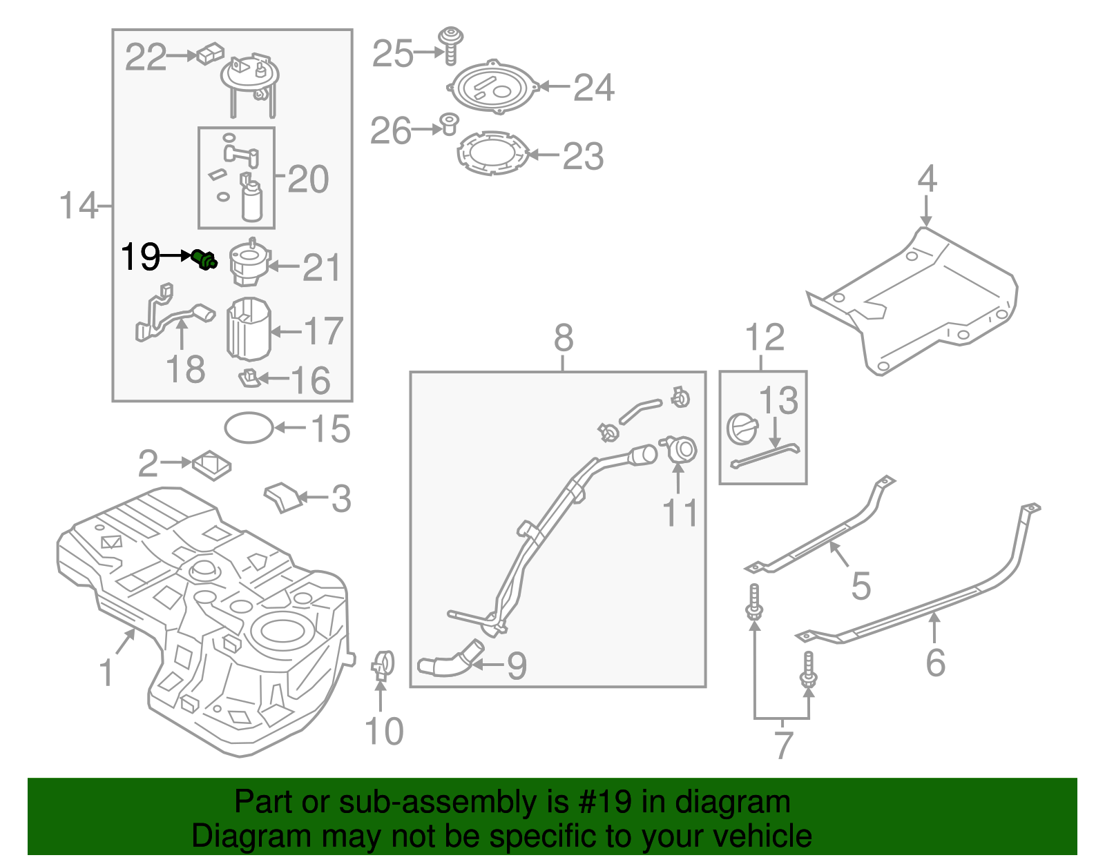 Genuine Fuel Injection Pressure Regulator for 2011-2019 Hyundai | Part ...
