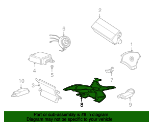 52108398818 - 1996-1997 BMW Z3 Sensor (52-10-8-398-818) | BMW of South ...