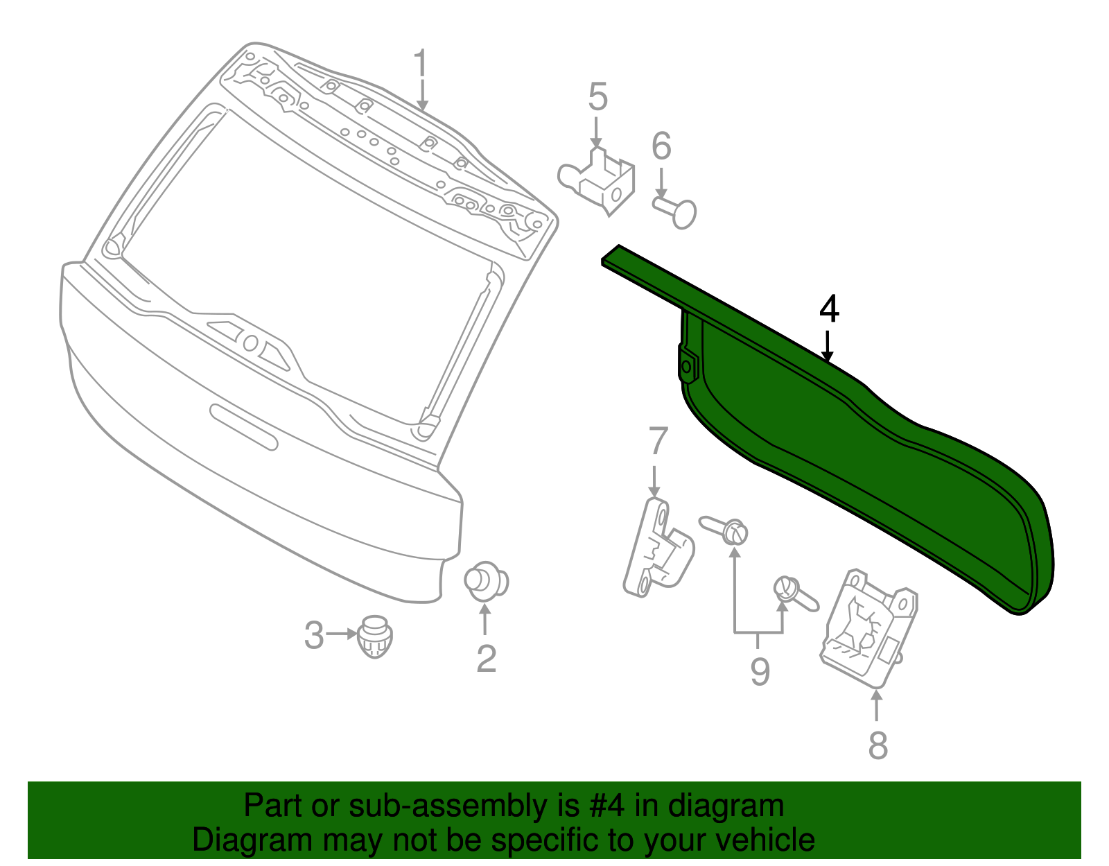 2016-2025 Volvo XC90 Weatherstrip 32390330 | TascaParts.com