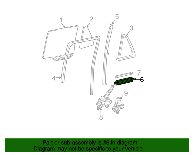 2003-2009 Toyota 4Runner Glass Holder 69906-35010 | OEM Parts Quick