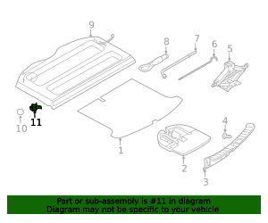 2014-2025 Nissan Hook R Parcels 79916-D1000 | OEM Parts Online