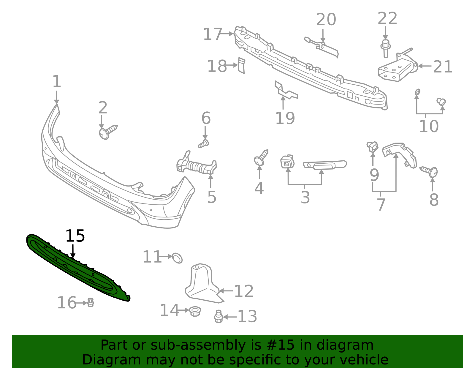 2022-2023 Hyundai Kona Bumper Cover 86610-J9BD0-AS | Hyundai Wholesale ...
