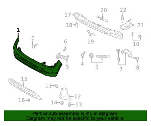 2022-2023 Hyundai Kona Bumper Cover 86611-J9BA0 | OEM Parts Online