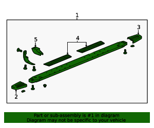 2020-2024 GM Running Board Step 84208262 GM | GMPartsDirect.com