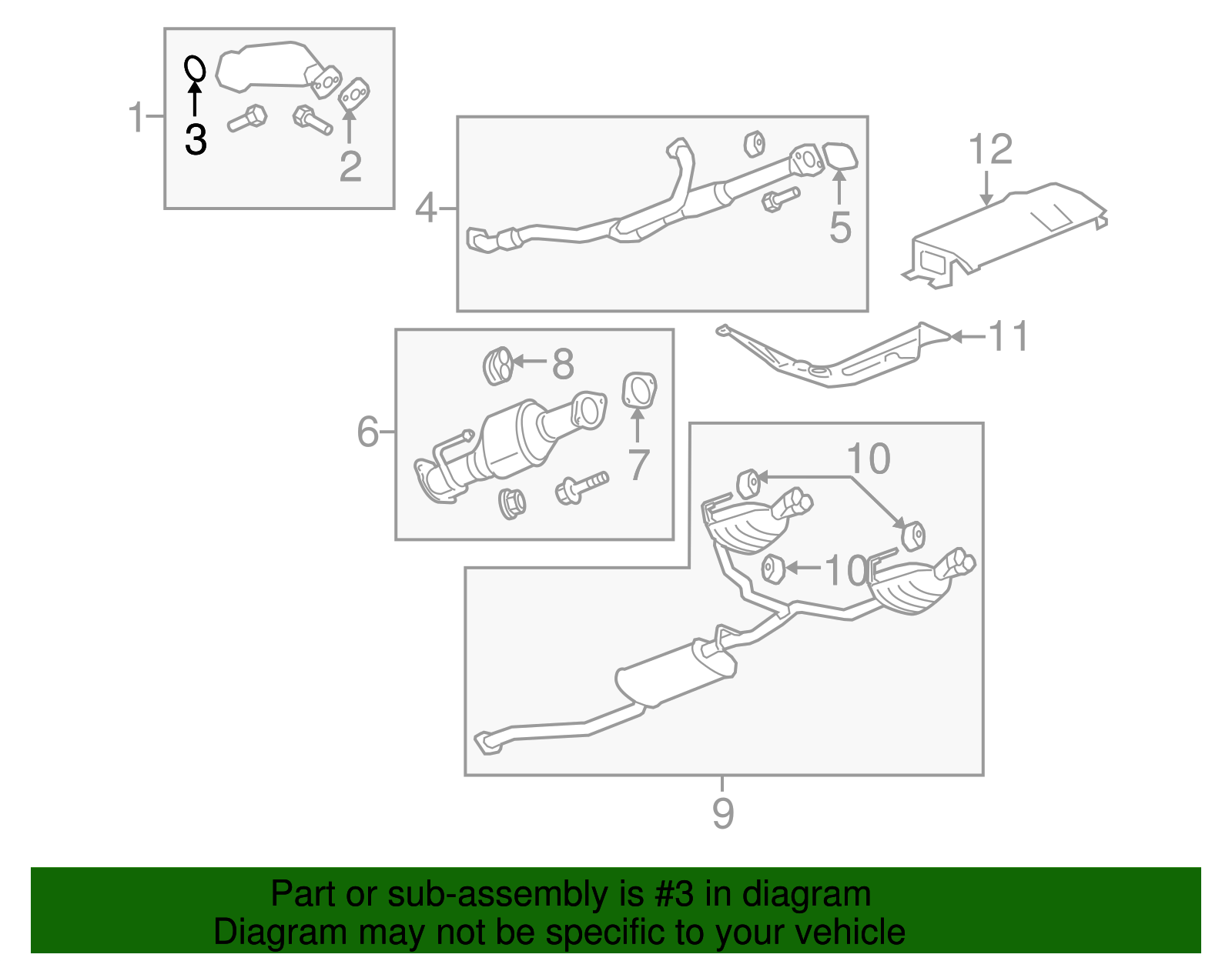 2009-2017 GM Exhaust Gasket 25776344 | OEM Parts Online