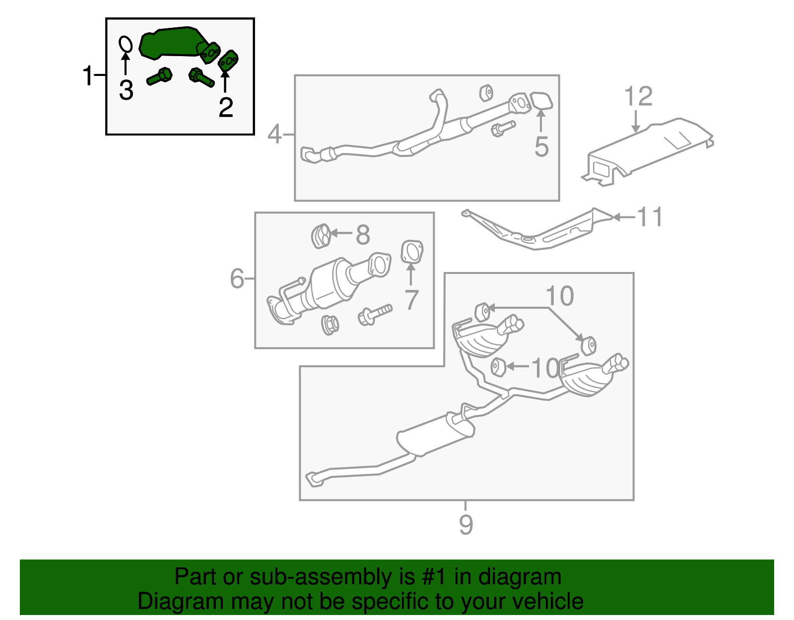 19418923 - Catalytic Converter 2009-2011 GM | Londoff Discount Parts