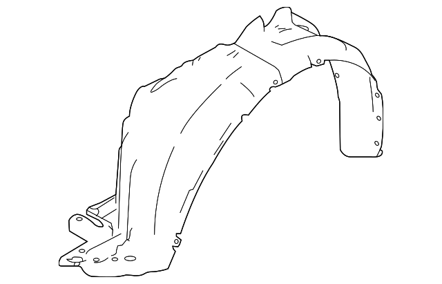 2018-2020 Nissan Kicks Fender Liner 63843-5RB0A | Coulter Nissan Parts