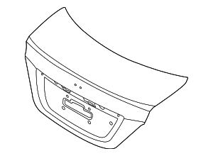 2012-2017 Hyundai Accent Trunk Lid 69200-1R120 | QuirkParts