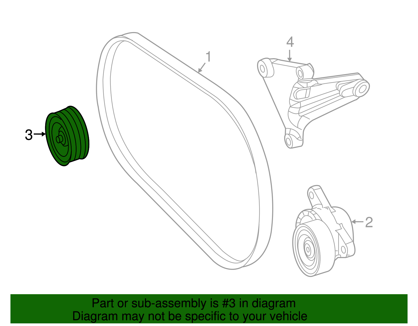 2012-2023 Mercedes-Benz Pulley 276-202-01-19 | Retail Performance Auto ...