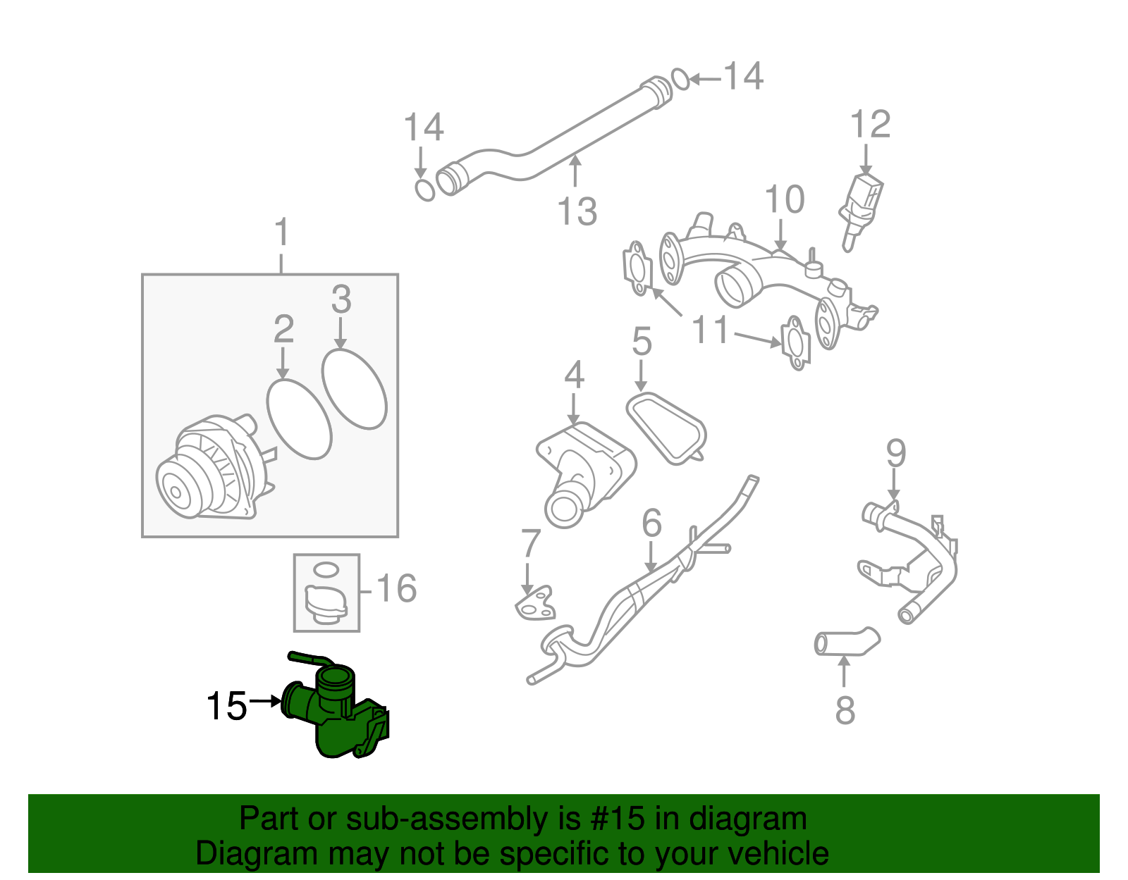 2007-2020 Nissan Water Outlet 11060-JK21C | Scott Evans Nissan Parts