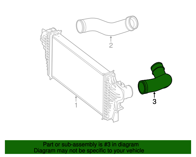 251-528-12-82 - Engine Air Intake Hose 2007-2012 Mercedes-Benz ...