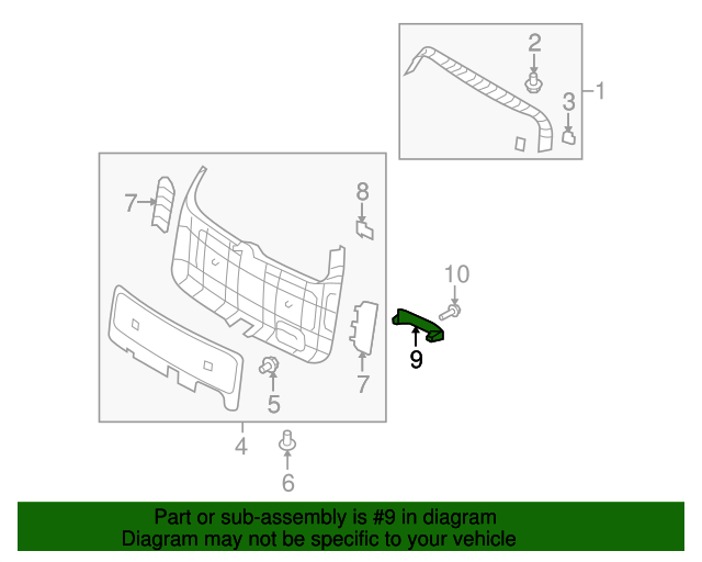 2009 Kia Borrego Handle 81260-2J000 | TascaParts.com