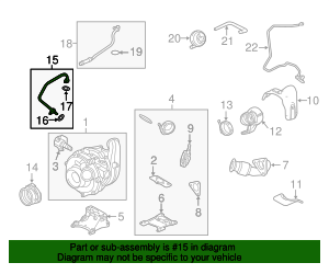 Genuine OEM Ford Part - Oil Tube FC3Z-6B689-B | Genuine OEM Ford Parts ...