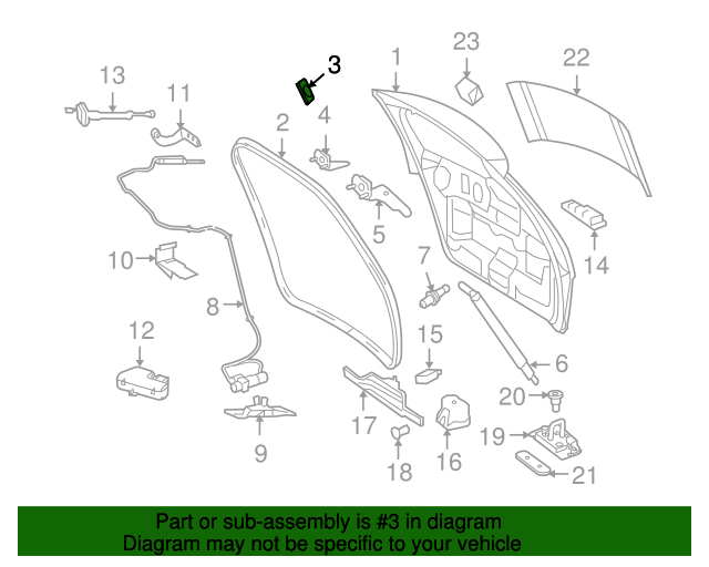 164-743-02-29 - Stop 2006-2011 Mercedes-Benz | Mercedes-Benz USA Parts