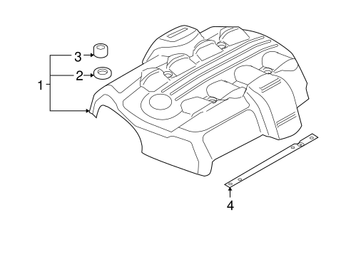 Engine Appearance Cover for 2005 BMW X5 | BMW of South Atlanta Parts