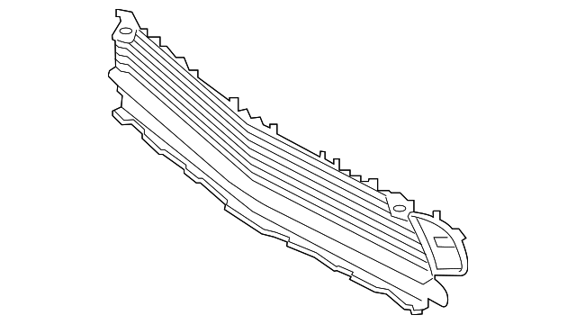 156-885-19-01 - Lower Grille 2018-2020 Mercedes-Benz GLA 45 AMG ...