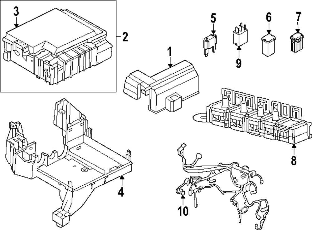 2024-2025 Ford F-150 Engine Harness ML3Z-12A581-VDA | QuirkParts