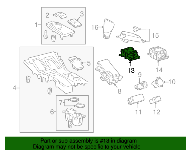84780-78110 - Radio Module Interface 2018-2021 Lexus | AutoNationParts.com
