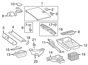 2002-2023 Mercedes-Benz Collapsible Shopping Crate- Anthracite 203-840 ...