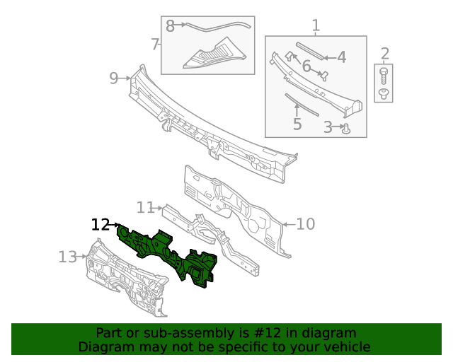Genuine Insulator Pad for 2021-2023 Genesis G80 | Part# 84124-T1000 ...