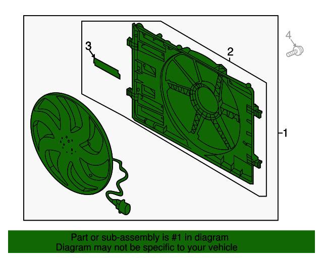2015-2021 Audi Fan Assembly 5Q0-121-203-DE | Audi USA Parts