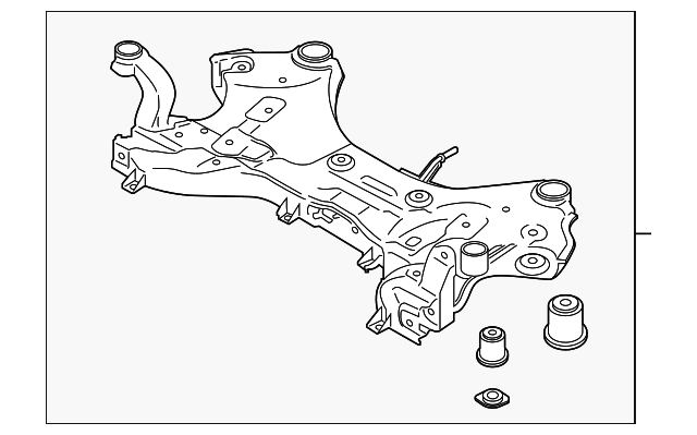 2021-2023 Hyundai Santa Fe Suspension Subframe Crossmember 62405-S2AA0 ...