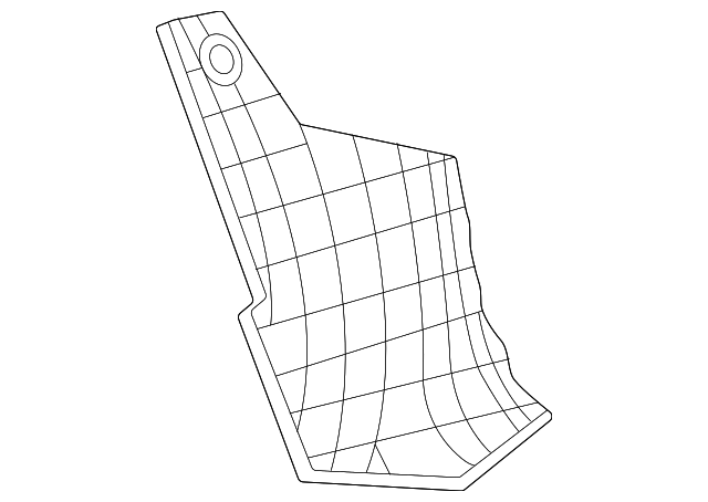 2021-2023 Toyota Venza Bumper Cover Support Rail Seal 52591-48170 ...