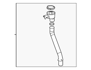 2021-2023 Toyota Mirai Washer Fluid Reservoir Filler Pipe 85301-62010 ...
