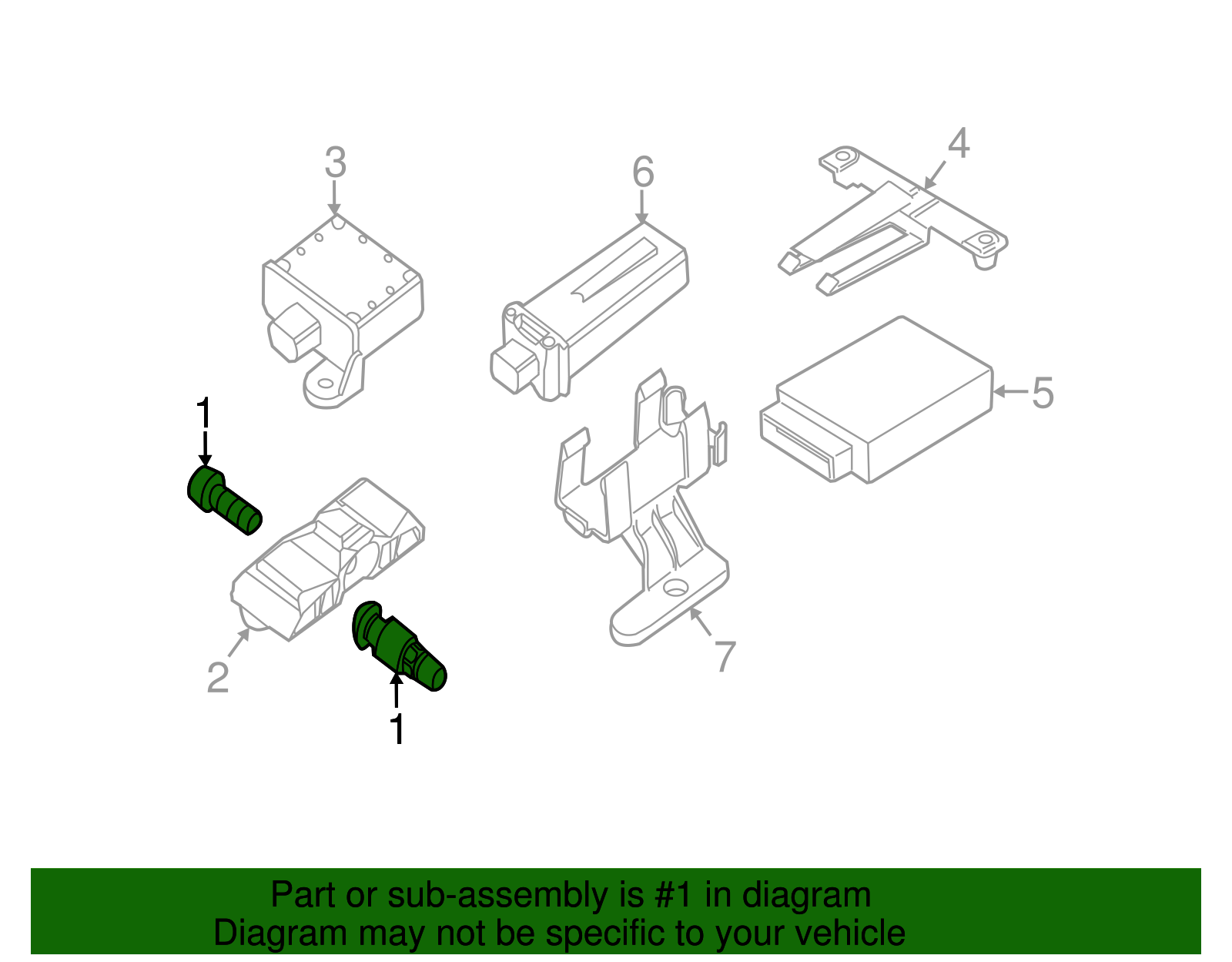 Genuine BMW 36-14-6-792-831 | Tire Pressure Monitoring System (TPMS ...
