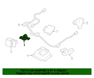 2018-2025 Nissan Ft Impact Sensor 98581-5RA8A | Nissan Parts Central