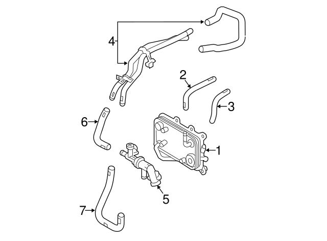 25620-2W500 - Trans Cooler 2014-2015 Kia Sorento | Kia.Parts Store