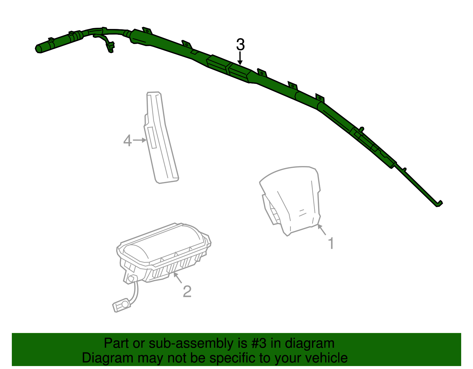 GM Parts | (87838202) - Head Air Bag | GM Parts Store