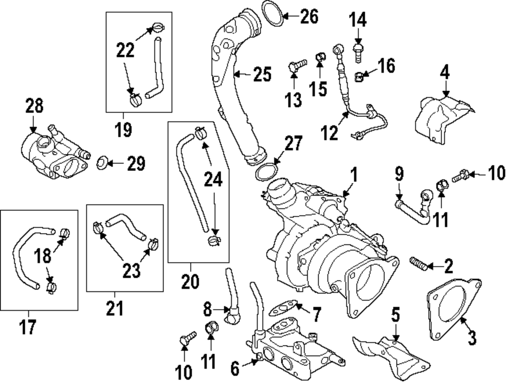 2022-2024 Subaru WRX Turbo Pedestal 15191AA060 | Subaru Parts Store