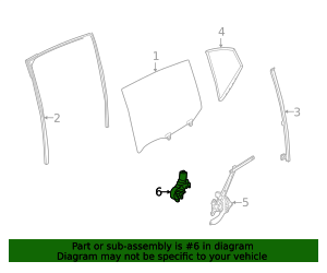 82731-6LE0A - Window Motor 2020-2024 Nissan Sentra | Nissan Parts ...