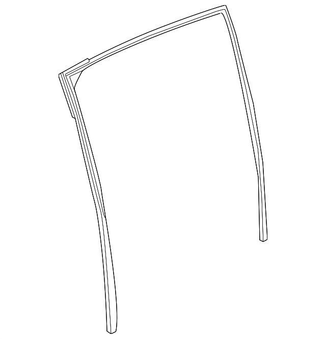 2020-2022 Nissan Sentra Run Weather-Strip 82330-6LE0A | QuirkParts