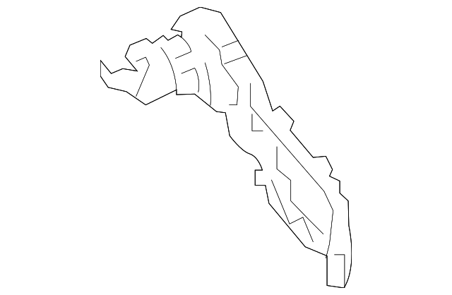 52156-0E070 - Side Support - 2014-2019 Toyota Highlander | OEM Genuine ...