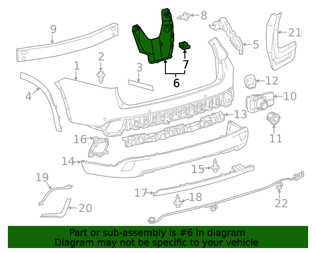 2014-2019 Toyota Highlander Side Shield 52591-0E060 | OEM Parts Online